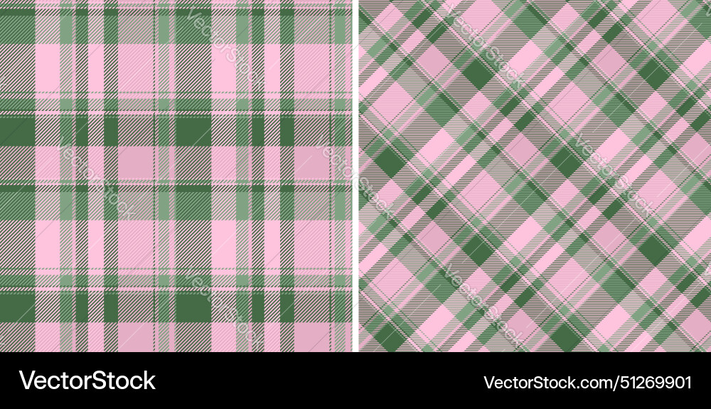 Tartan pattern texture of seamless textile Vector Image