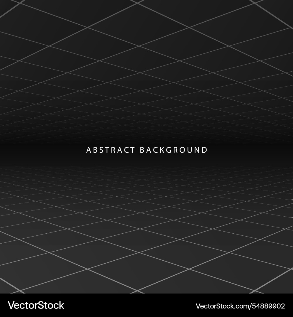 Abstract futuristic dark gray background Vector Image