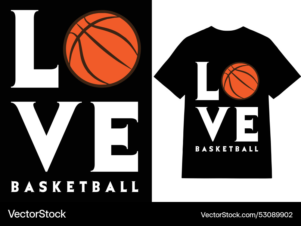 Basketball -shirt design Royalty Free Vector Image