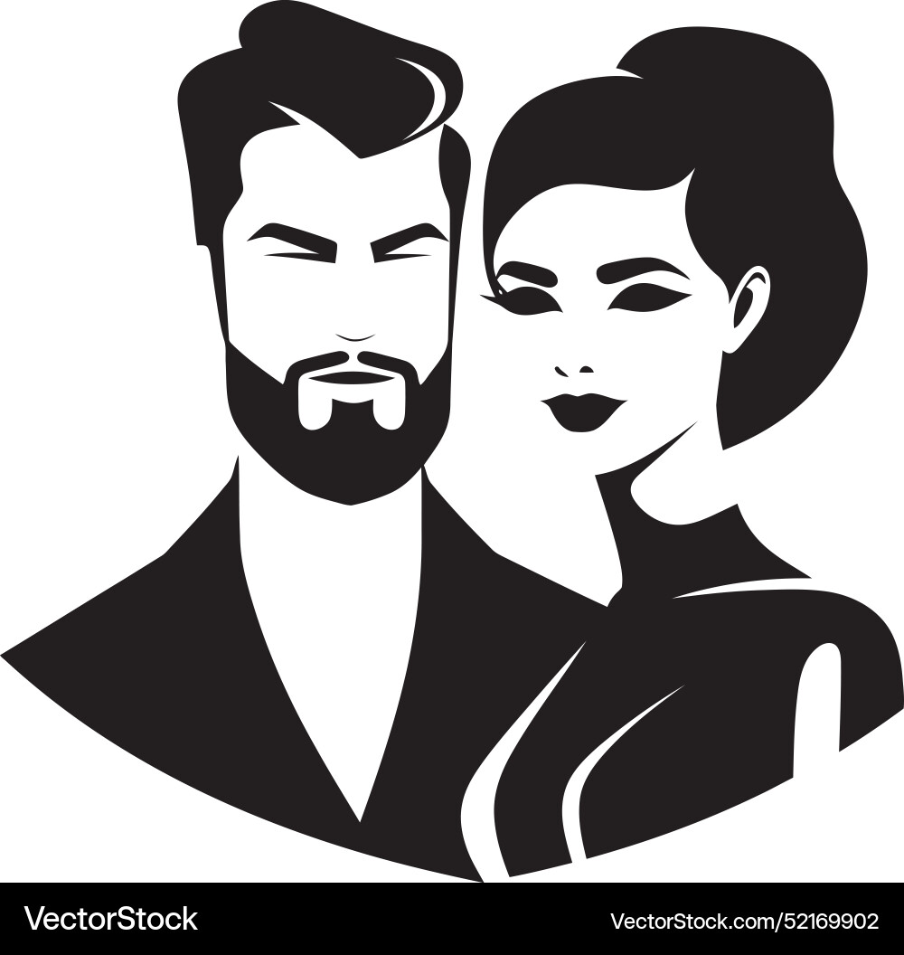 Couples who meditate together stay Royalty Free Vector Image