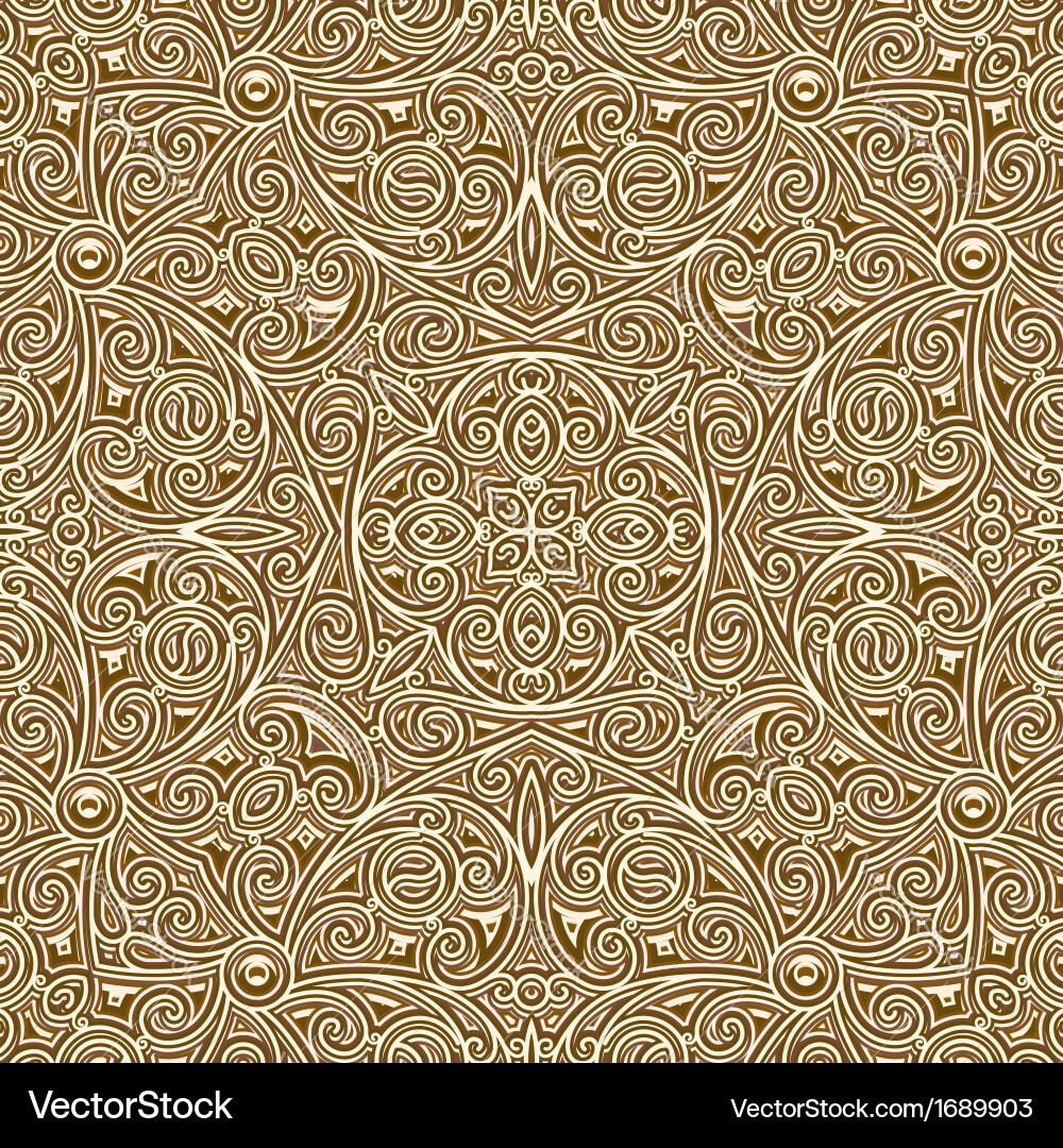 Gold pattern Royalty Free Vector Image - VectorStock