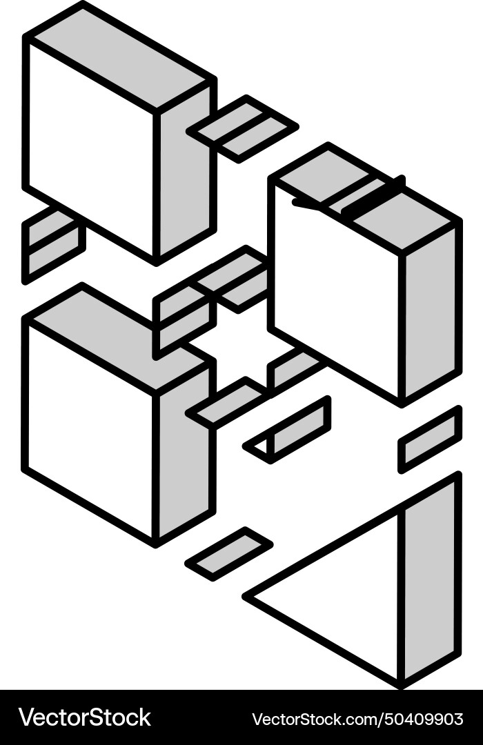 Orthographic projections architectural drafter Vector Image