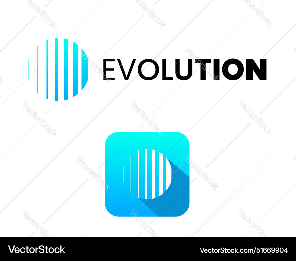 Evolution logo Royalty Free Vector Image - VectorStock