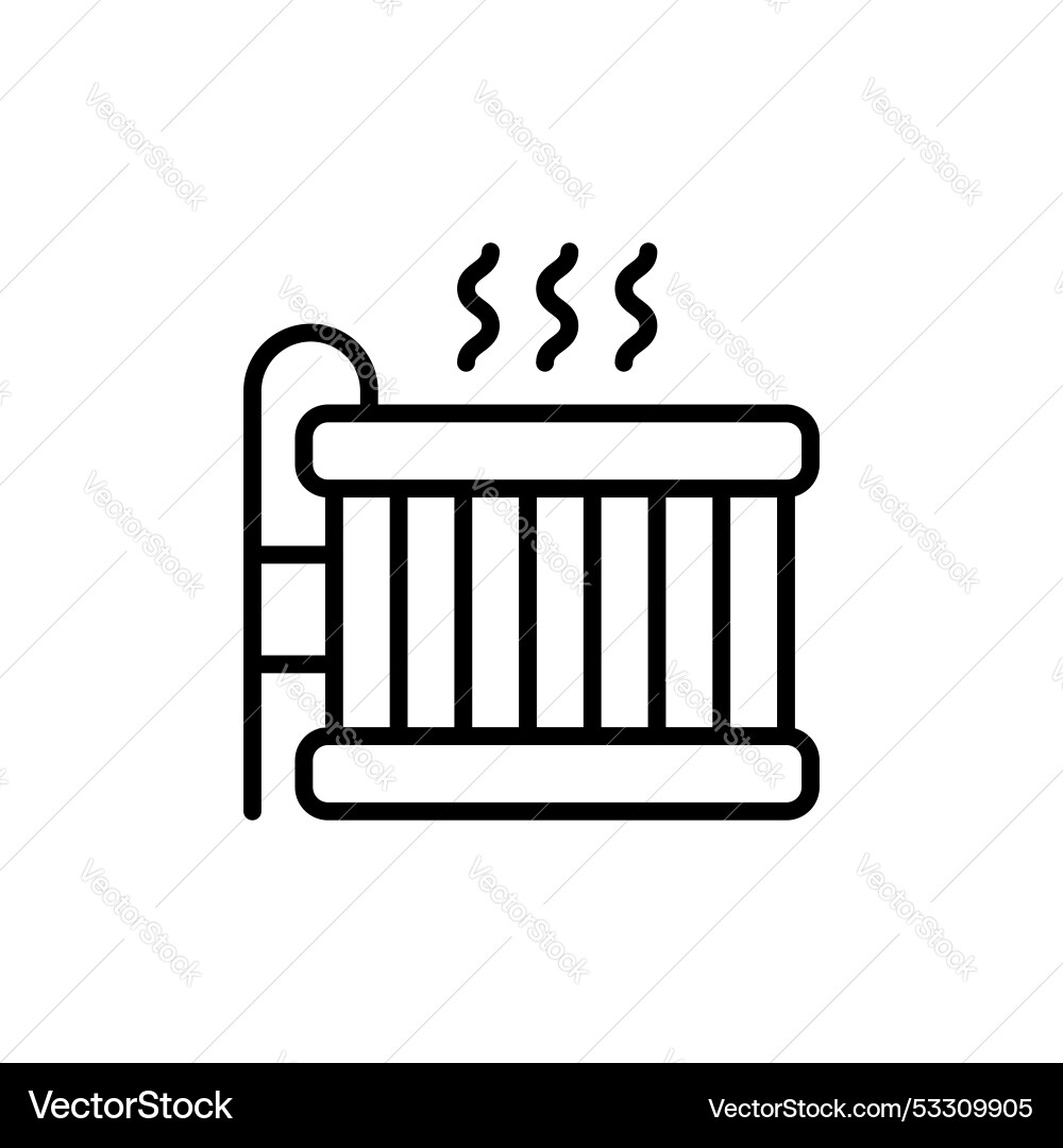 Hot tub icon isolated on white background Vector Image