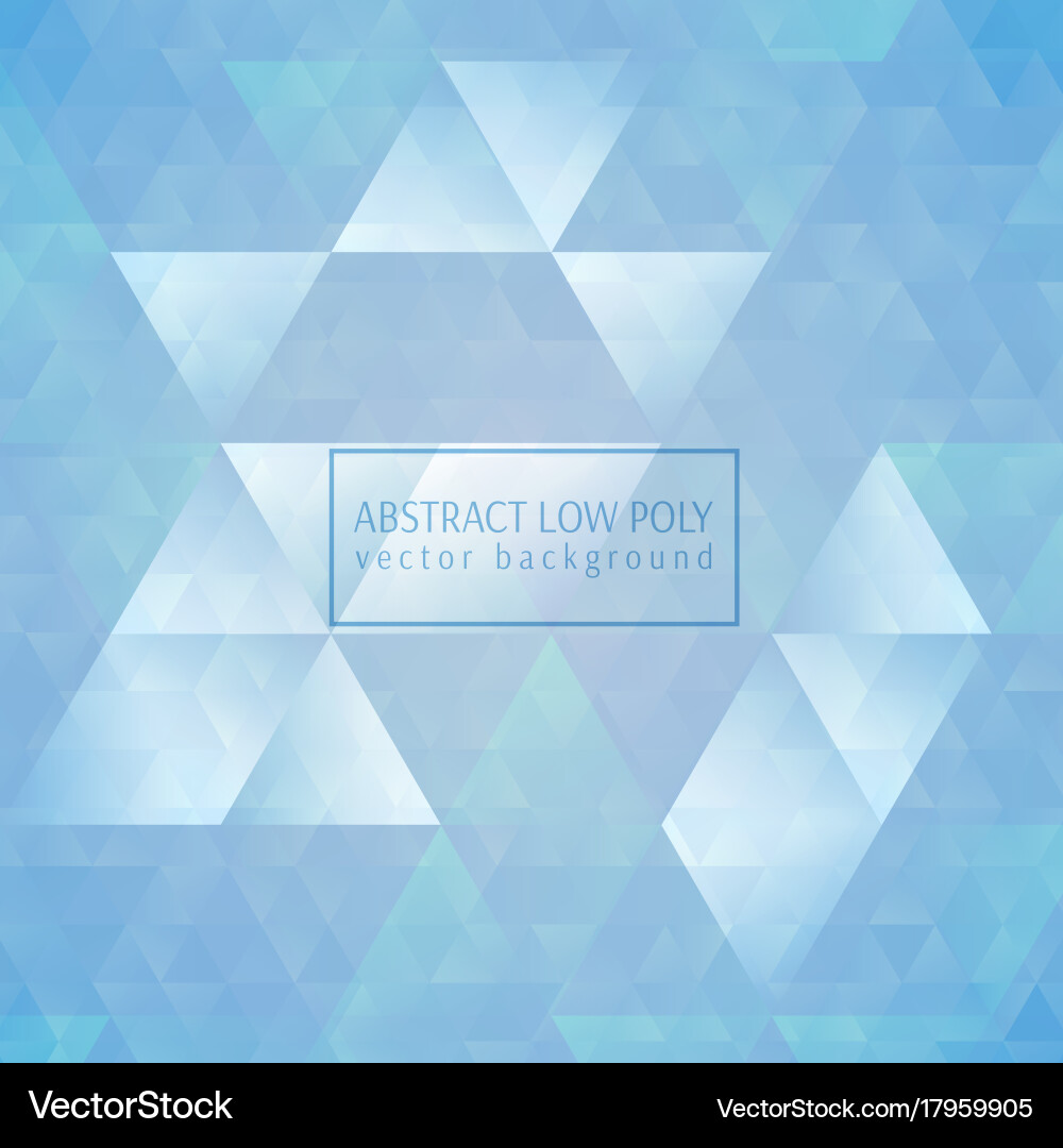 Low poly background Royalty Free Vector Image - VectorStock