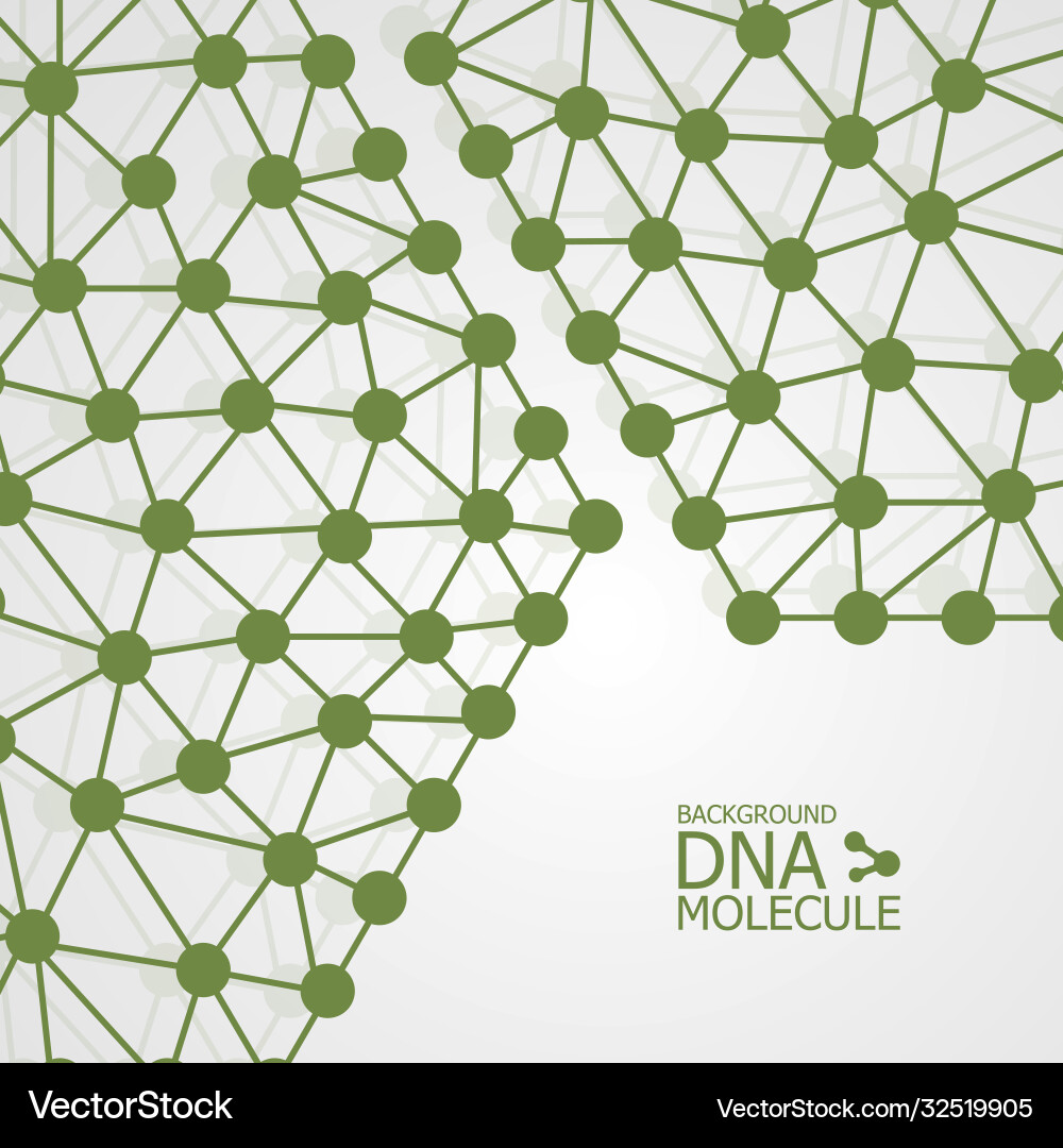 Molecules background eps 10 Royalty Free Vector Image