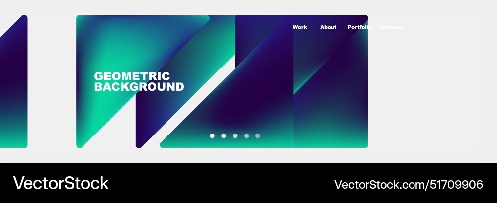 Triangle minimal web site page background design Vector Image