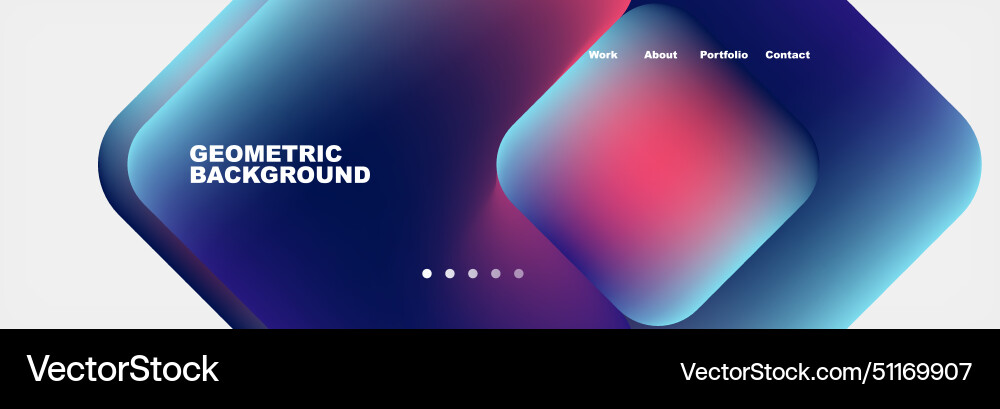 A geometric background with violet and electric Vector Image