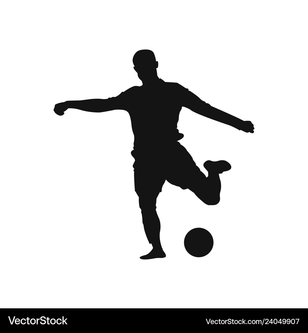 Football Player Silhouette Vector Free