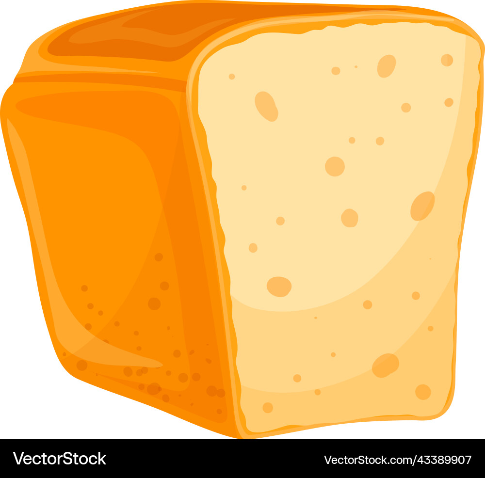 Loaf bread cartoon Royalty Free Vector Image - VectorStock