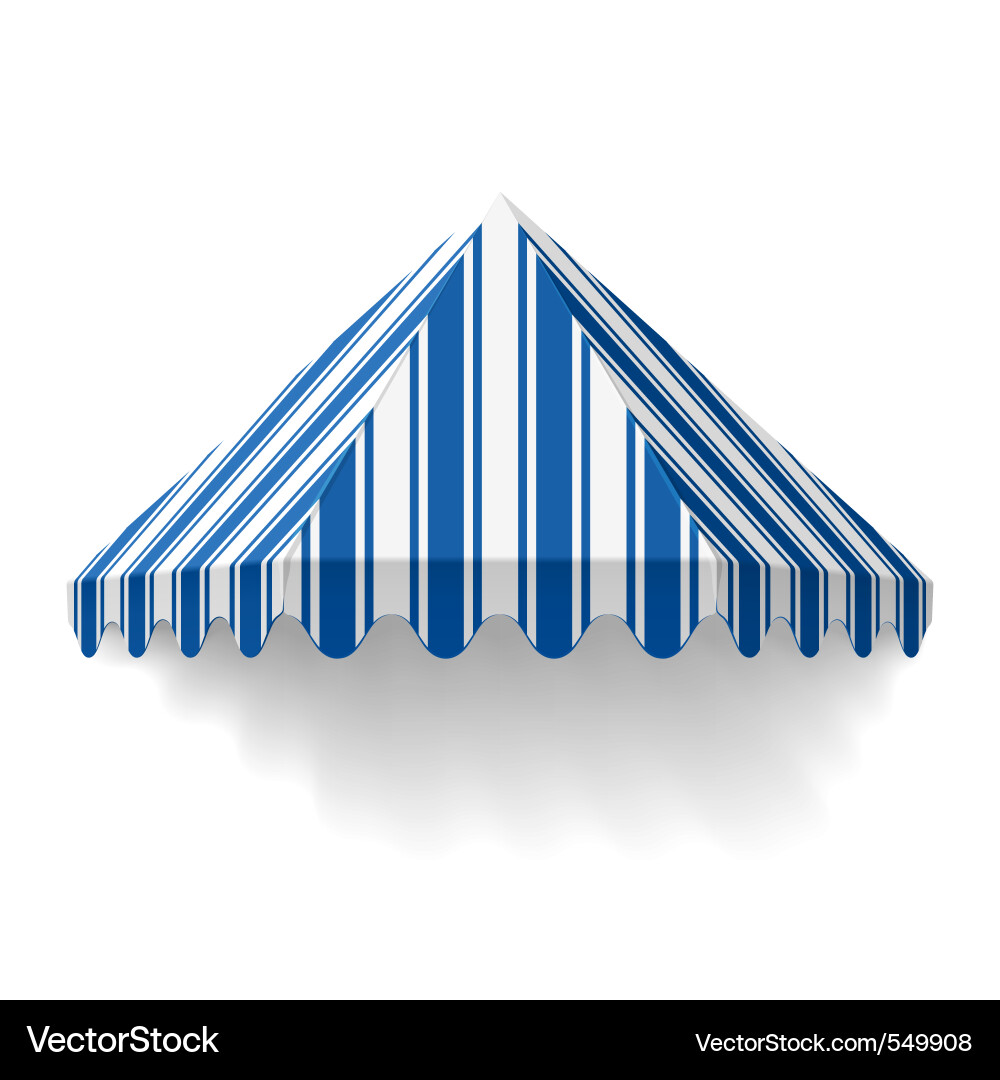 Awning Royalty Free Vector Image - VectorStock