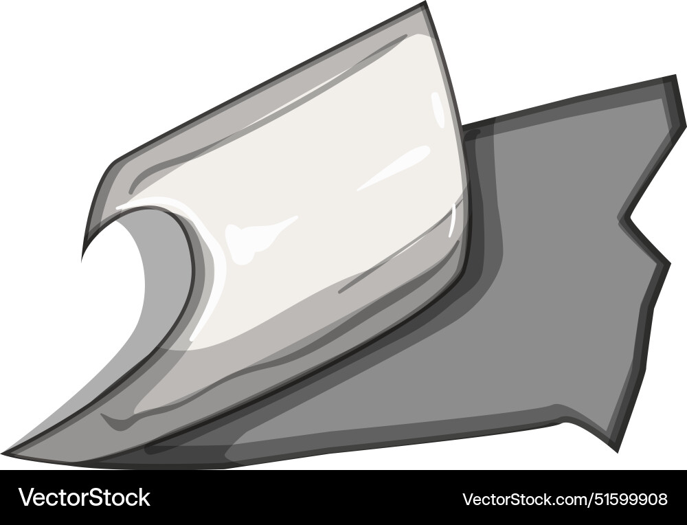 Label torn paper cartoon Royalty Free Vector Image