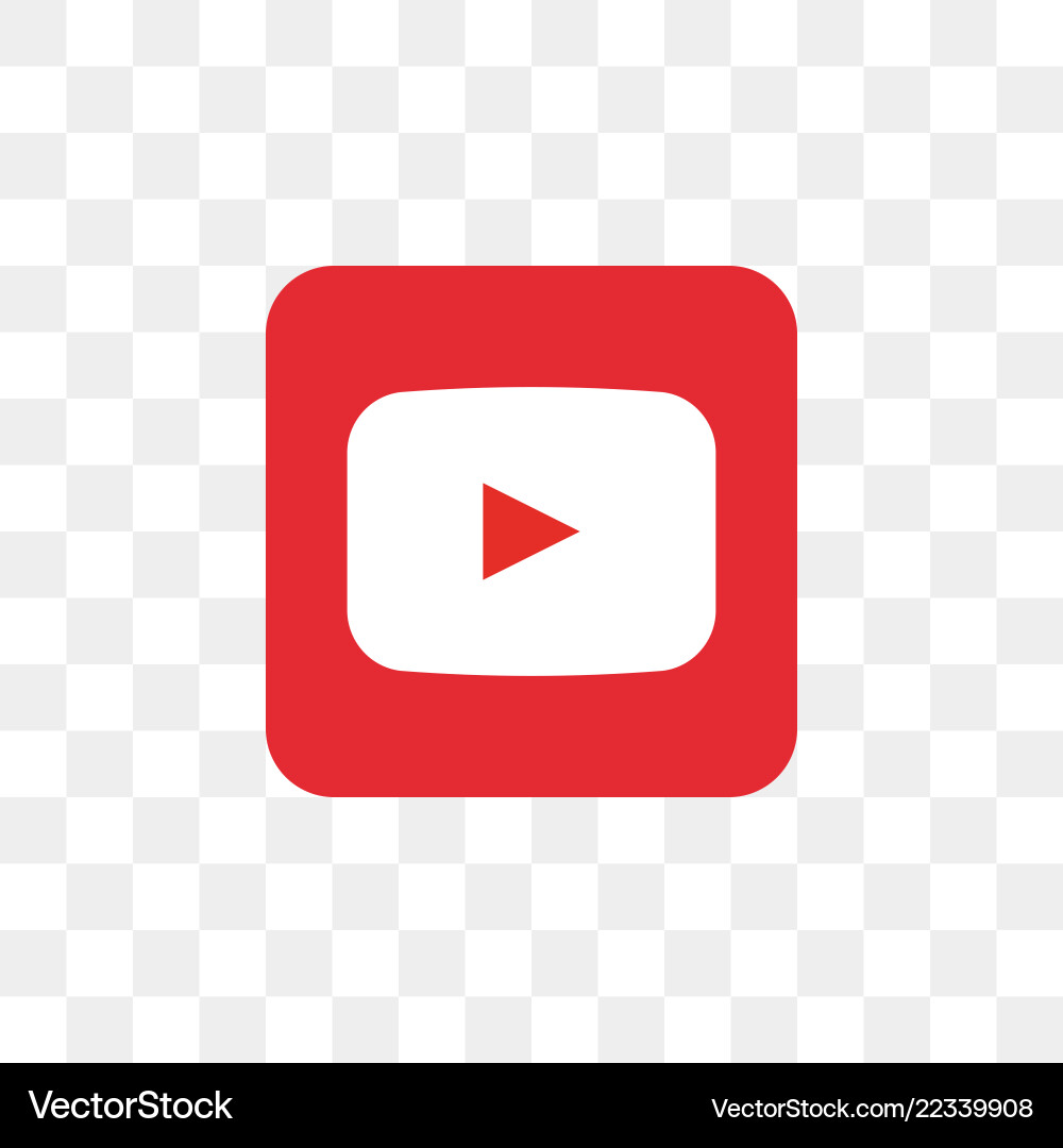 Youtube social media icon design template Vector Image