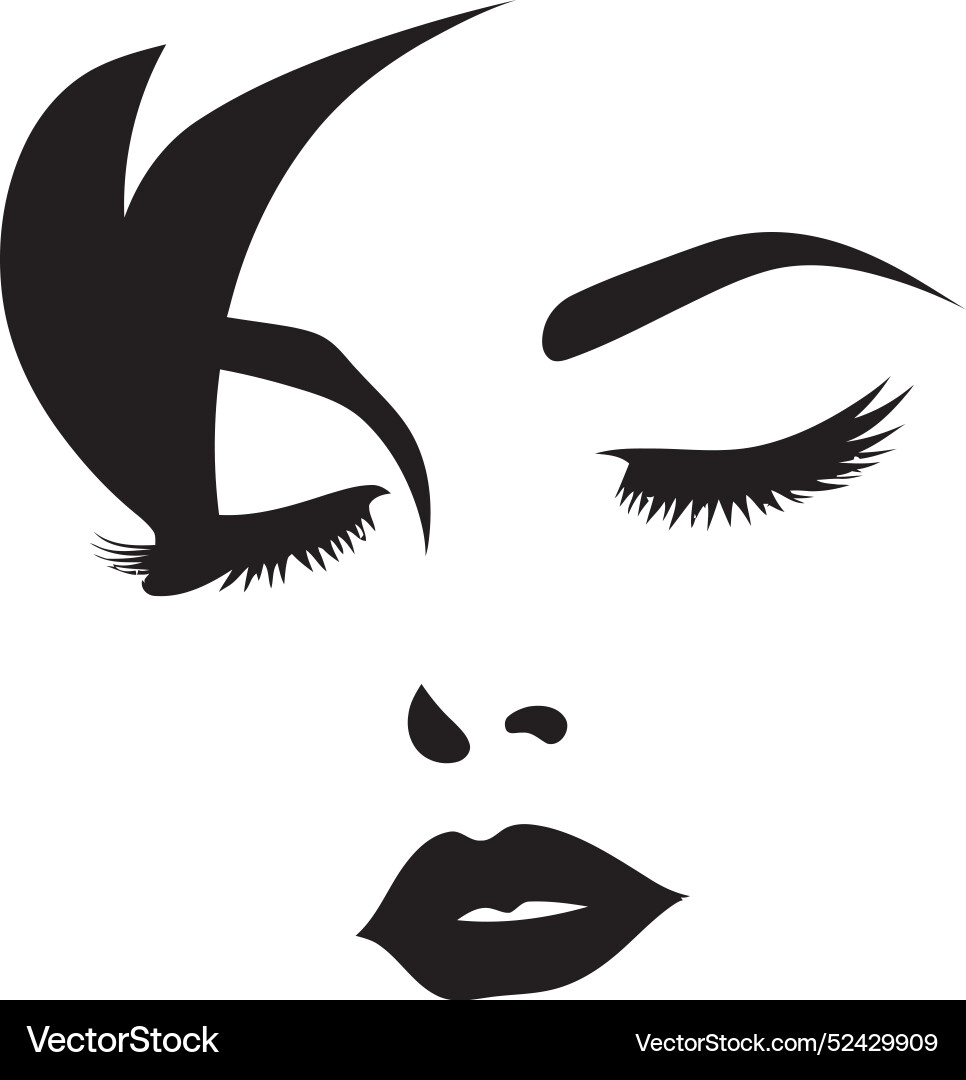 Blush art artistic techniquesgraphic makeup de Vector Image