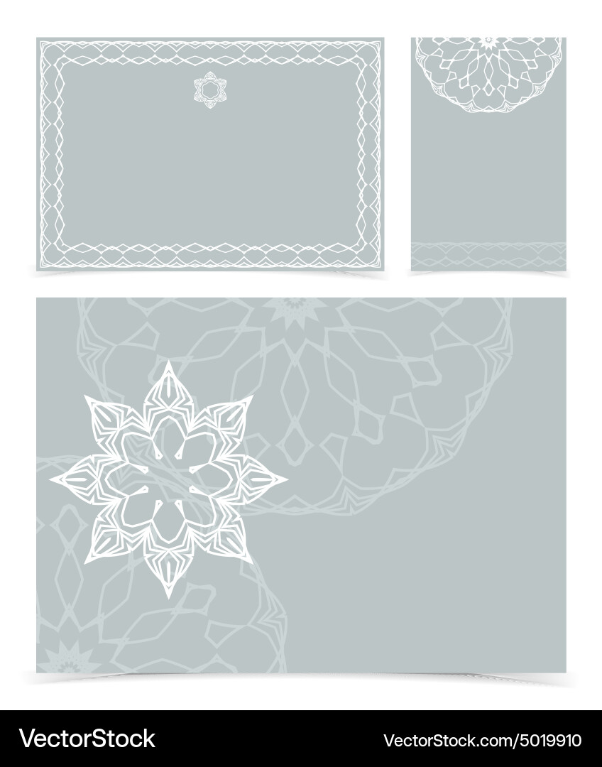Flower cards Royalty Free Vector Image - VectorStock