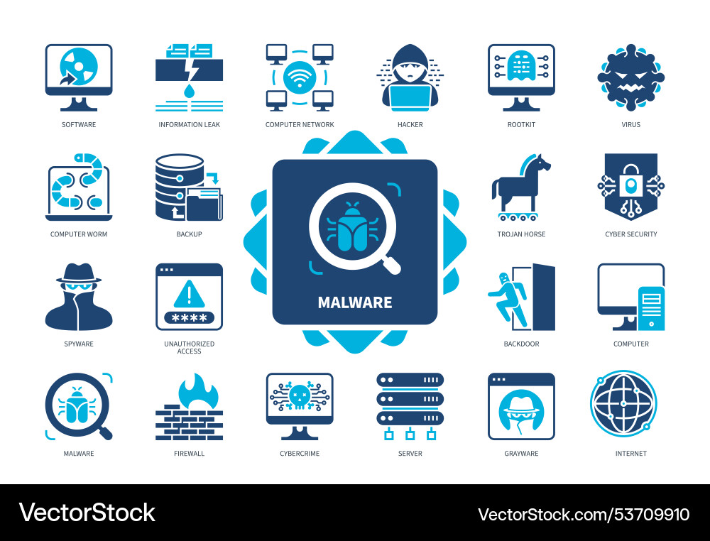 Breach Symbol Malware Vector Images (over 270)
