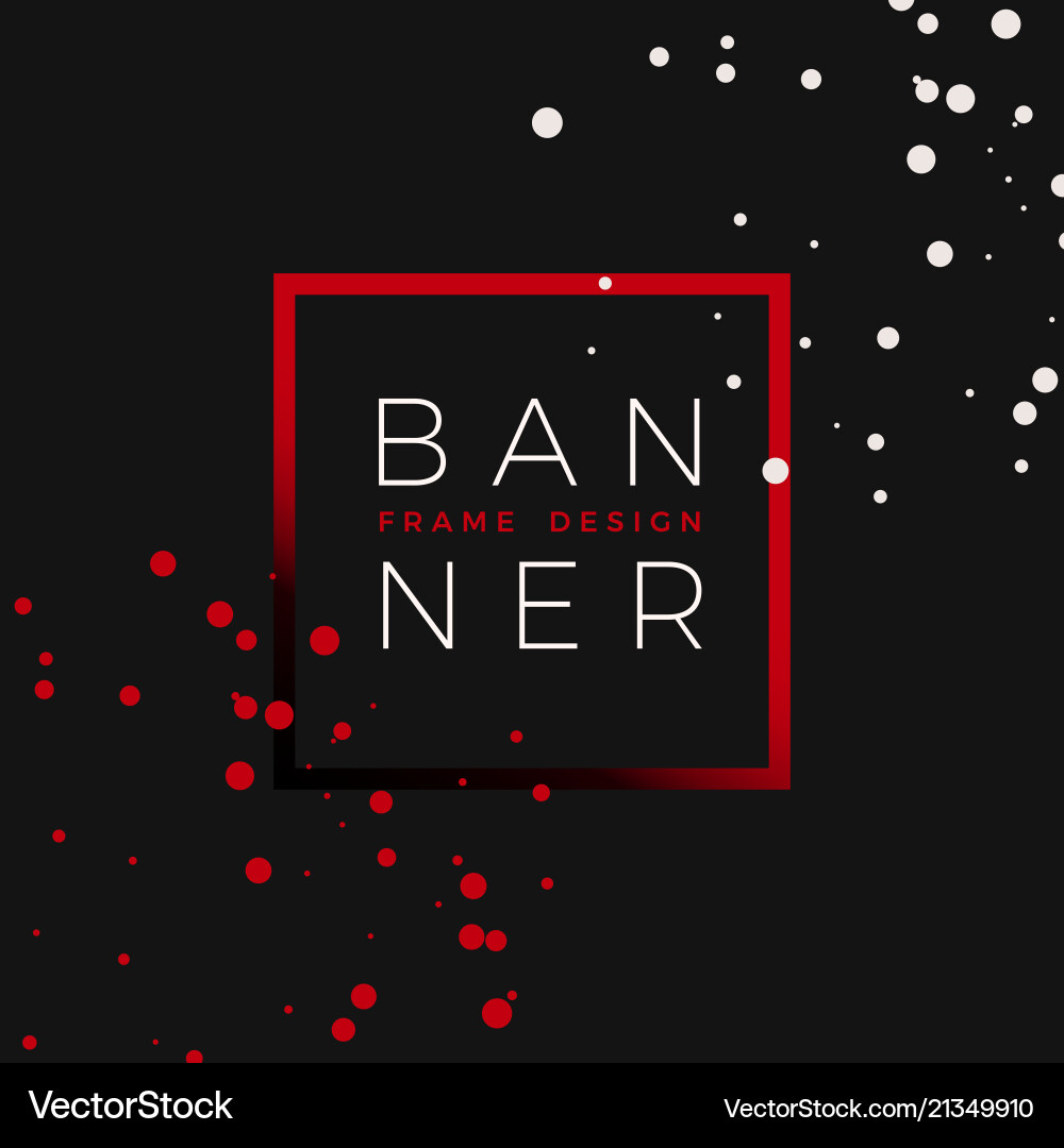 Modern banner template with space for text design Vector Image