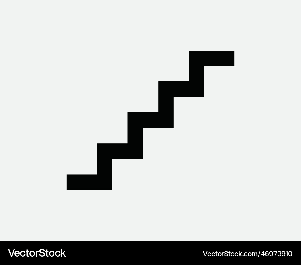 Stairs icon Royalty Free Vector Image - VectorStock