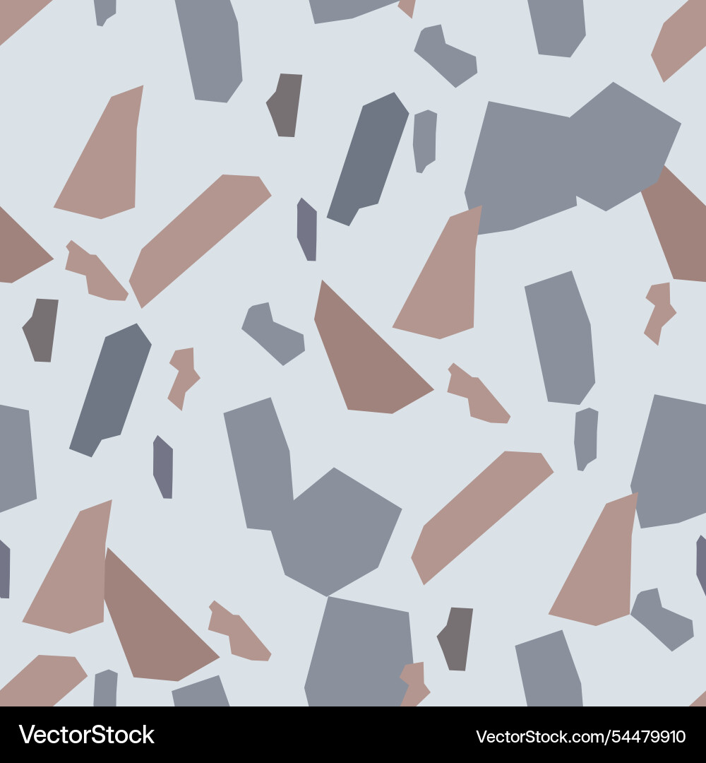 Terrazzo imitation seamless pattern realistic Vector Image