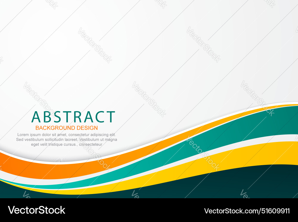 Elegant business cover presentation template Vector Image