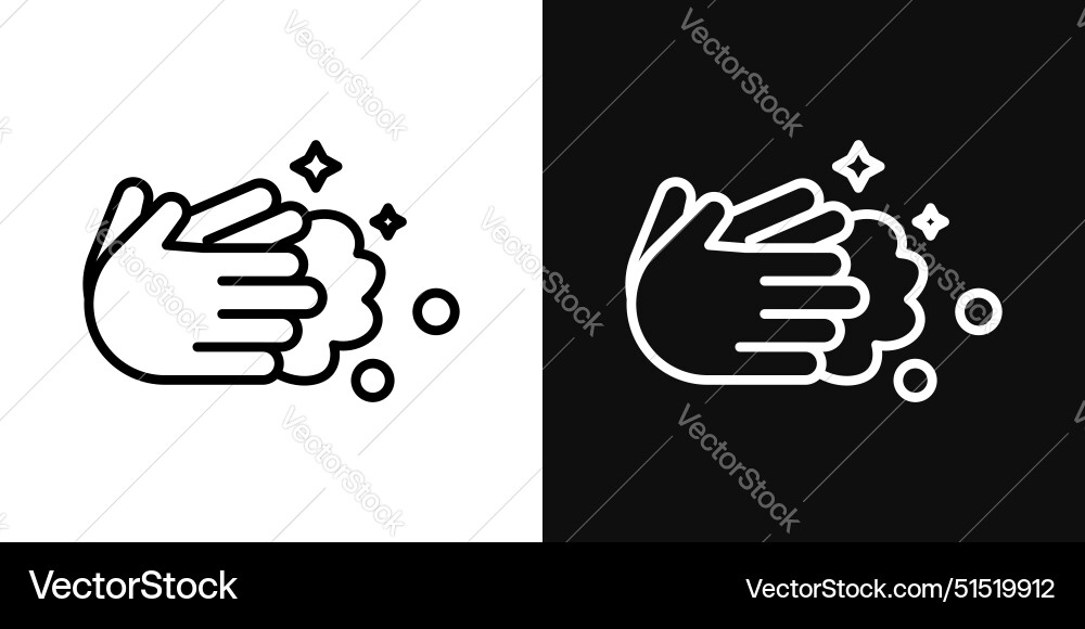Wash your hands icon Royalty Free Vector Image