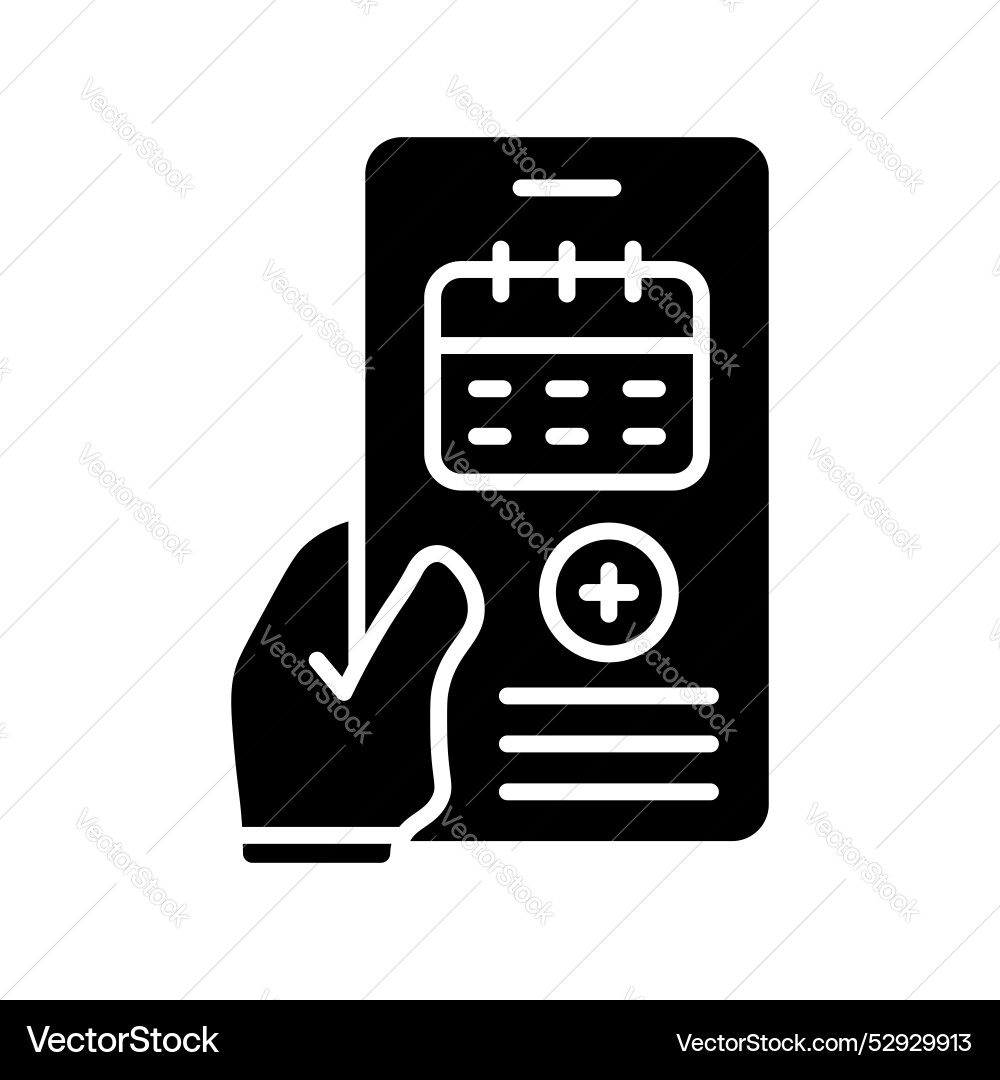Online appointment icon set calendar booking Vector Image
