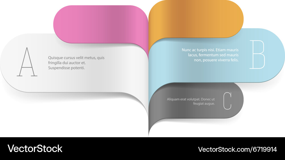 Abstract background with placeholders Royalty Free Vector