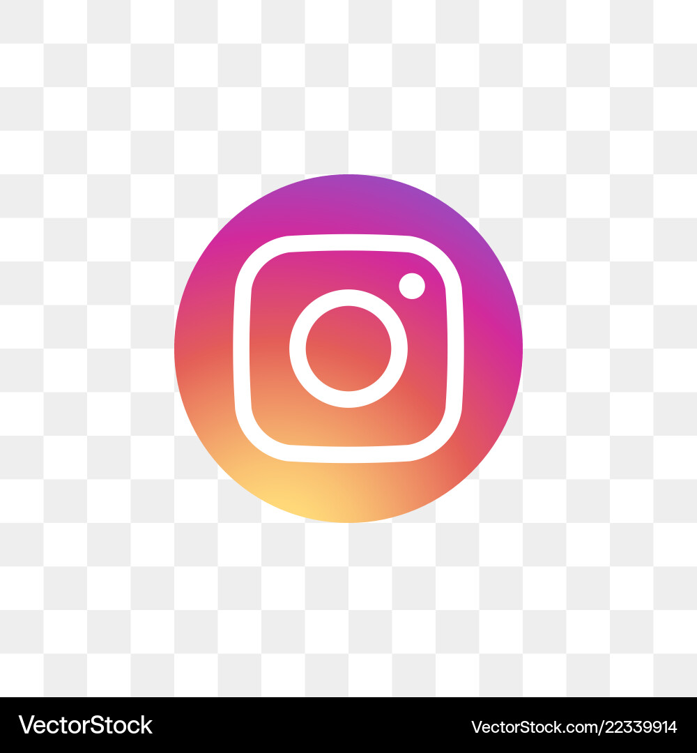 Instagram social media icon design template Vector Image