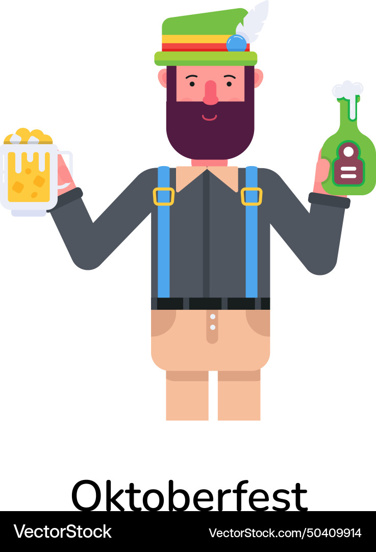Oktoberfest Royalty Free Vector Image - VectorStock