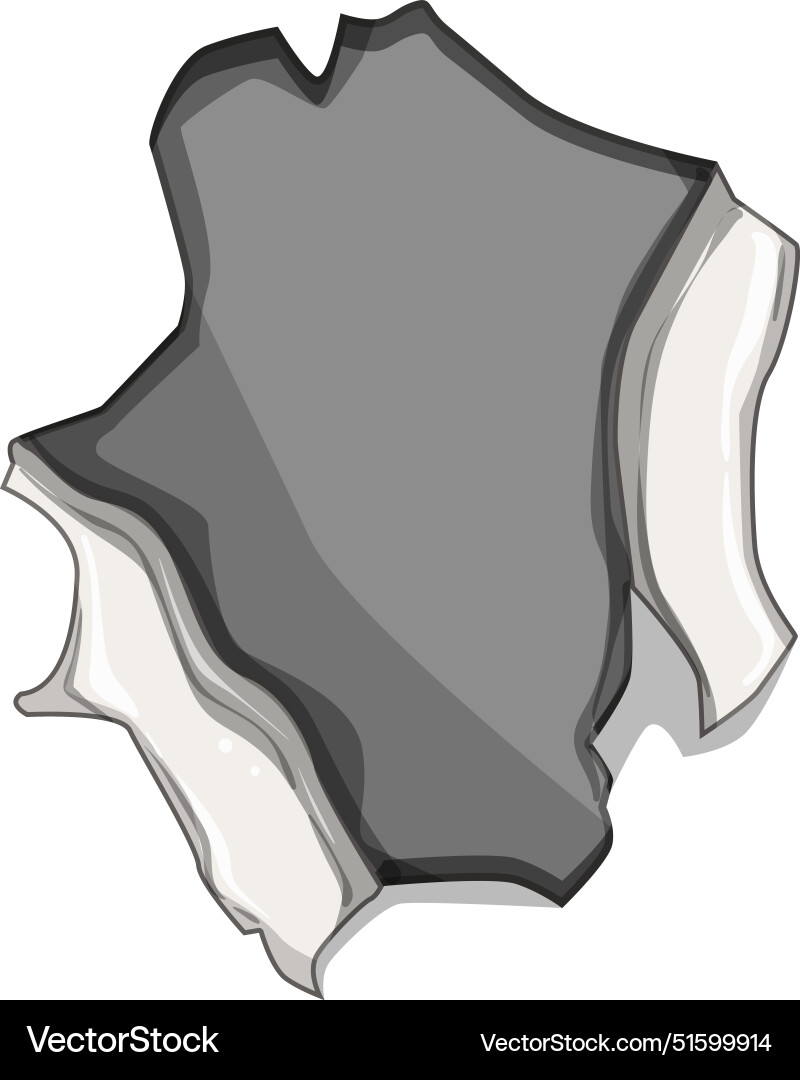 Scrap torn paper cartoon Royalty Free Vector Image