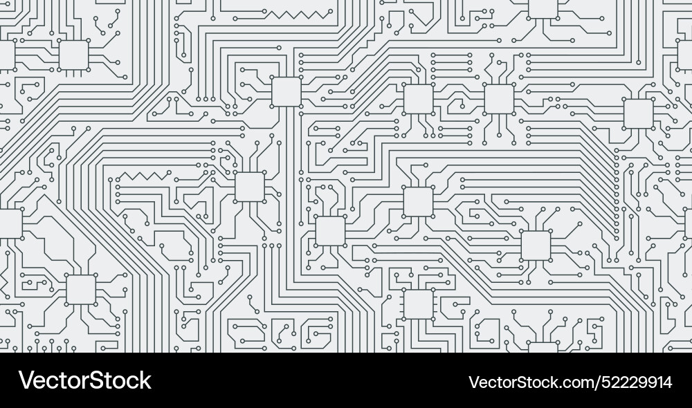 Technology motherboard Royalty Free Vector Image
