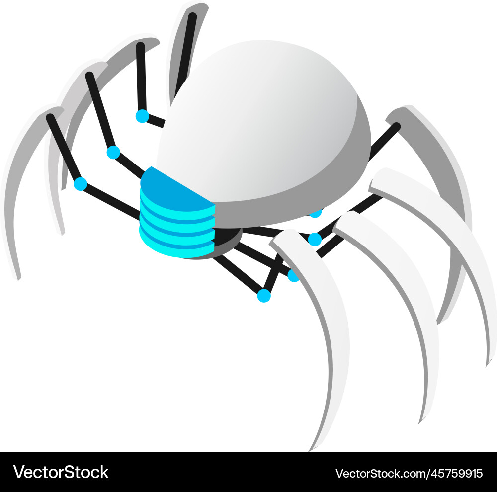 Animal robot scorpio composition Royalty Free Vector Image