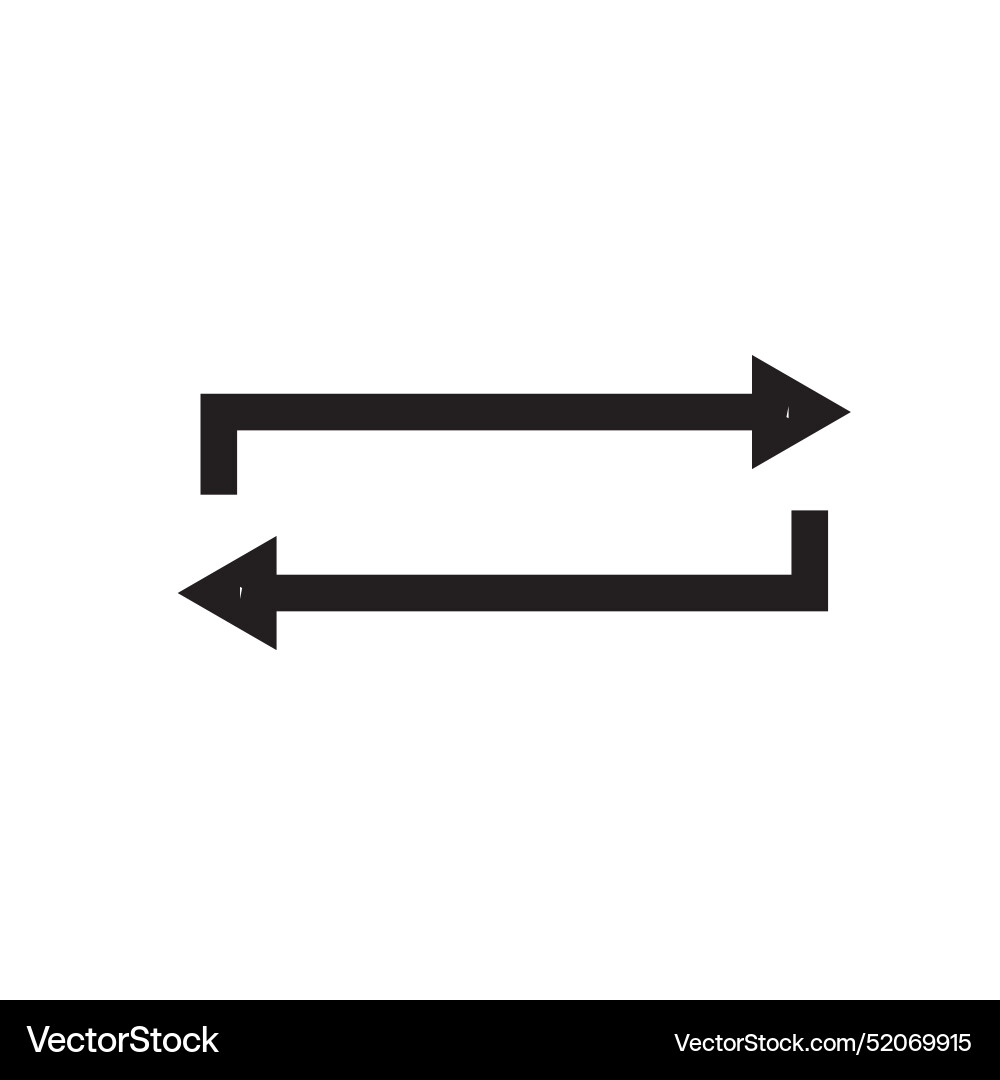 Swap icon ideal for trade and exchange Royalty Free Vector