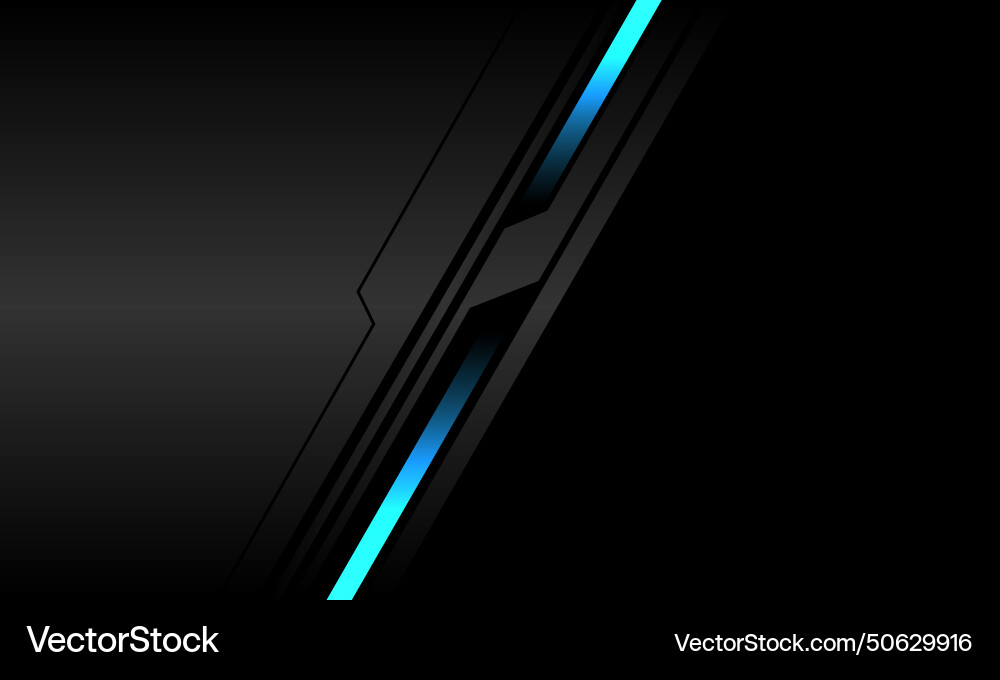 Abstract grey metallic black line cyber geometric Vector Image