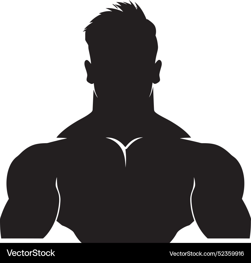 Bodybuilding and slacklining balance muscle Vector Image