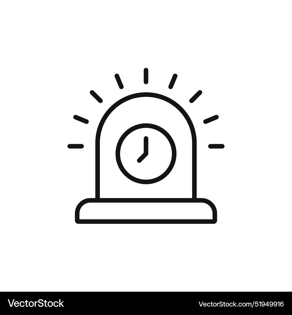 Urgent emergency logo sign outline Royalty Free Vector Image