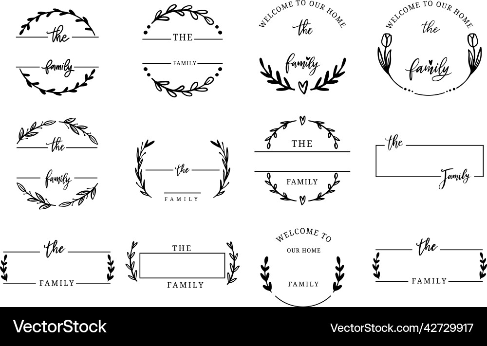 Last Name Vector Images (over 220)