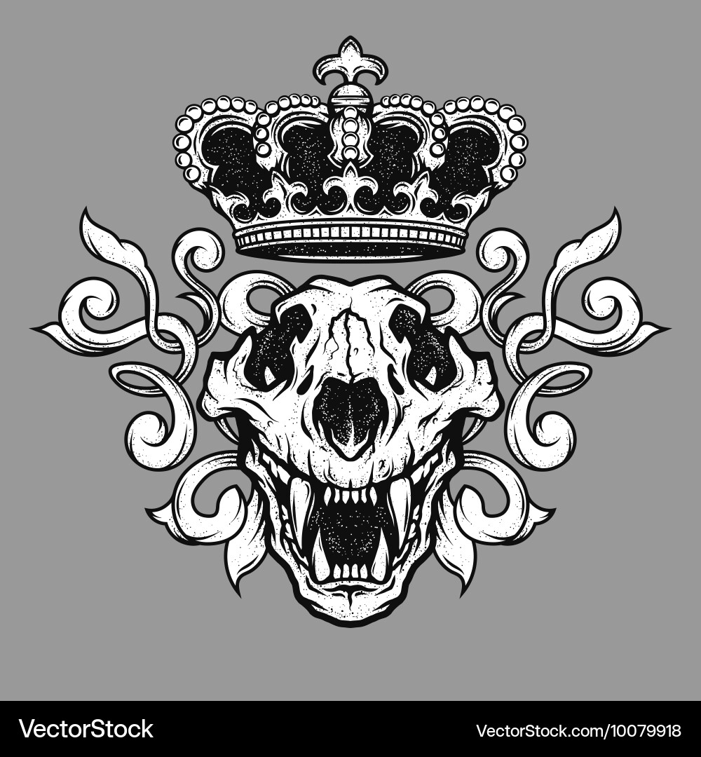 Skull and Lion Draw Vector Images (over 190)