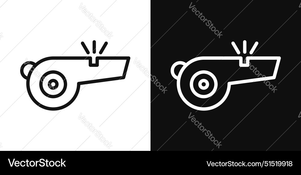 Whistle icon Royalty Free Vector Image - VectorStock
