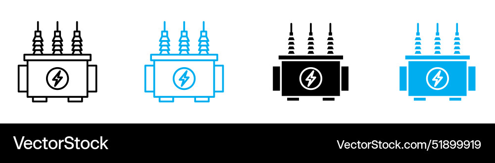 Electrical transformer icon perfect for utility Vector Image