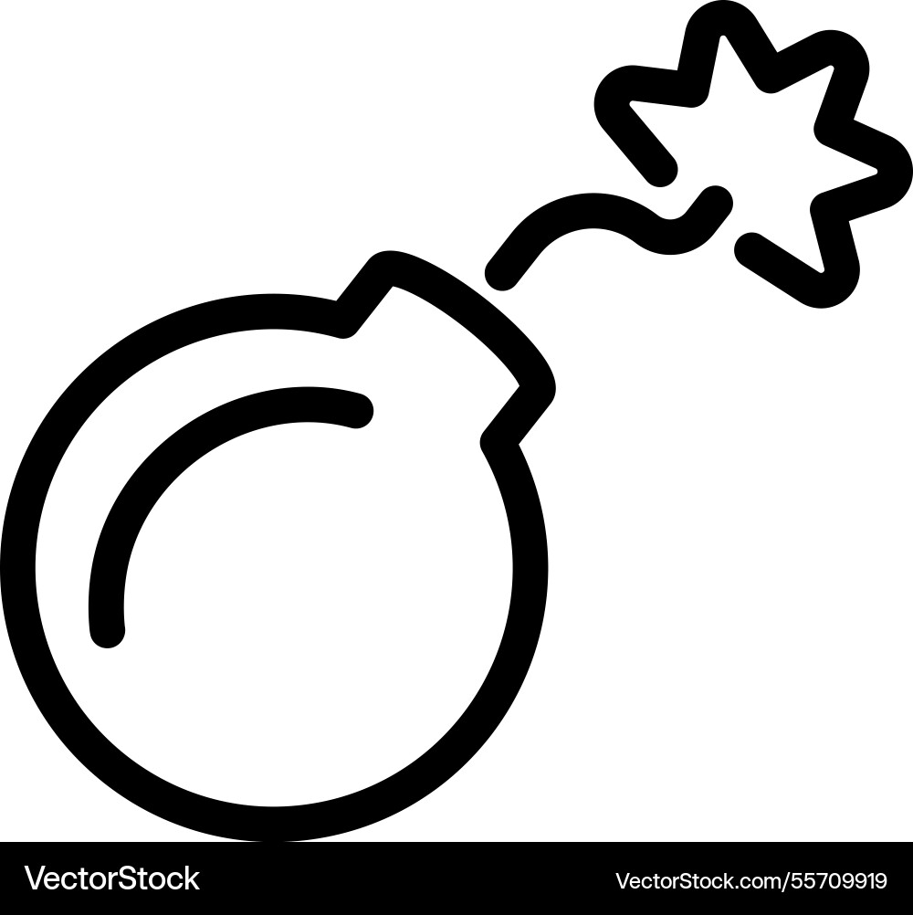 Exploding boom iconart amp Royalty Free Vector Image