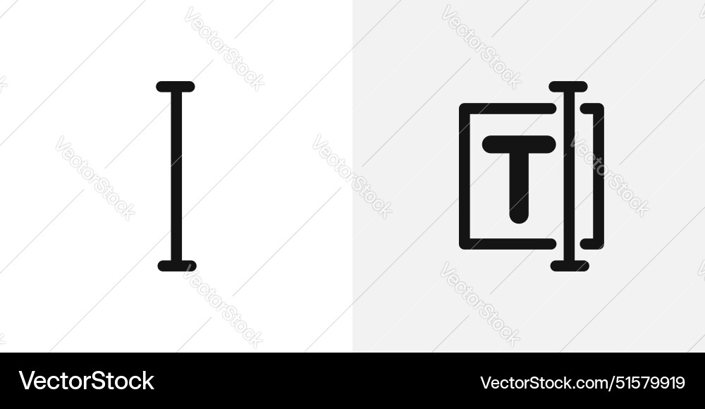 Text icon set Royalty Free Vector Image - VectorStock