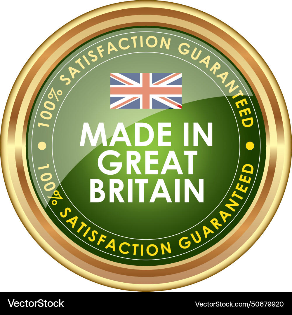 Made in great britain Royalty Free Vector Image