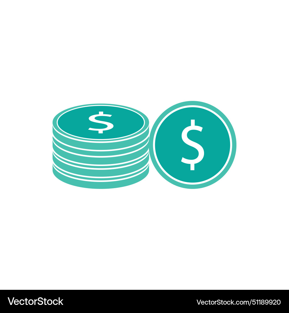Money dollar logo Royalty Free Vector Image - VectorStock
