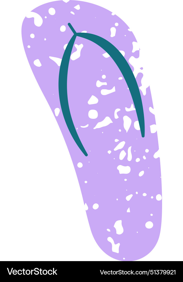 Flip flops splash texture Royalty Free Vector Image