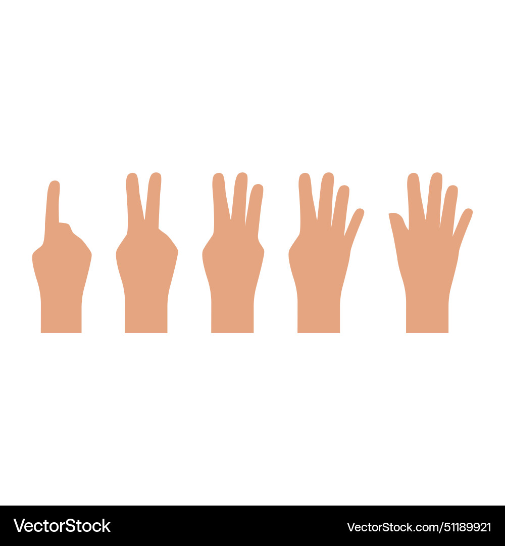 Hand gesture symbol Royalty Free Vector Image - VectorStock