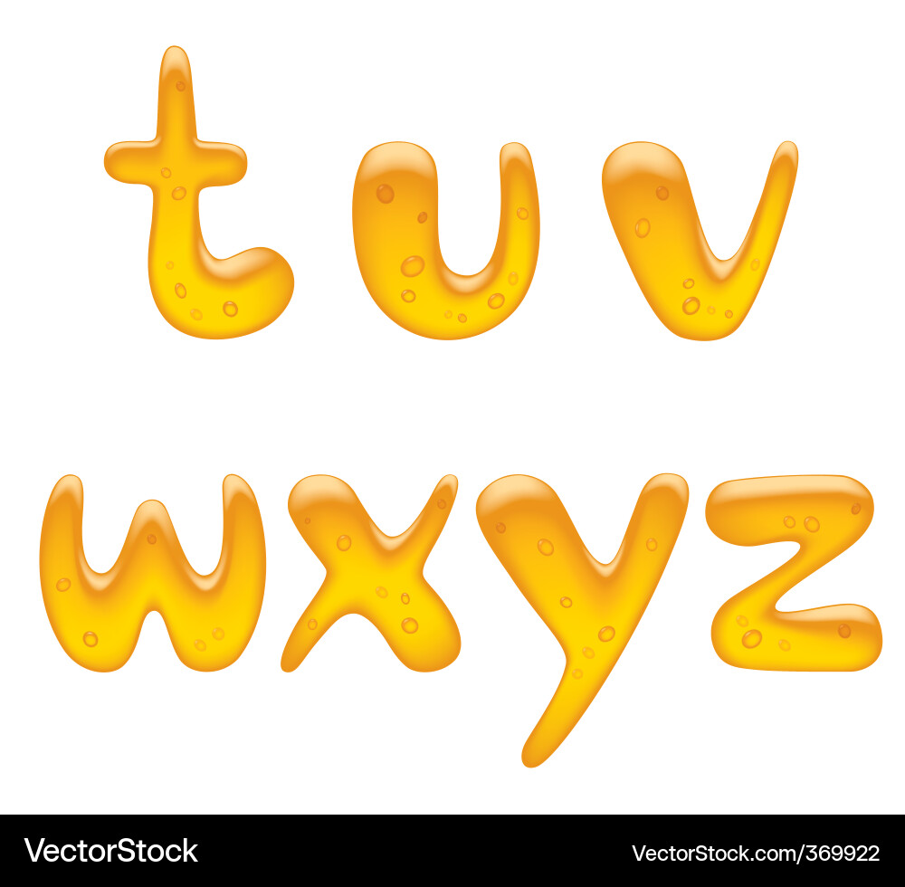 Alphabet letters Royalty Free Vector Image - VectorStock