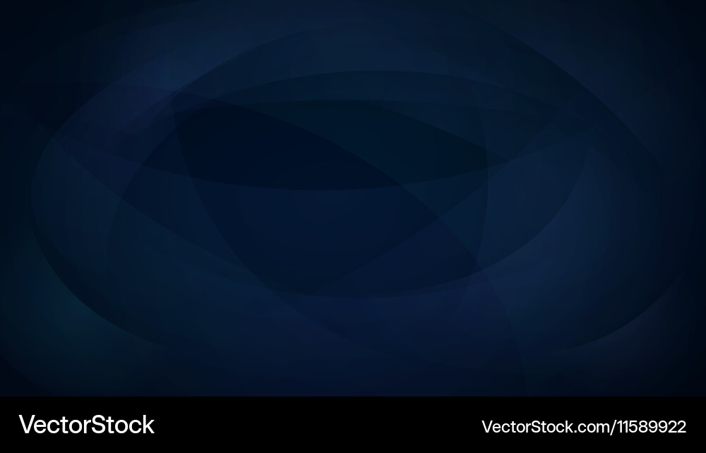 Dark Blue Curved Lines Background Royalty Free Vector Image