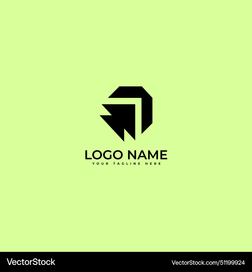 Abstract business growth arrow logo design Vector Image