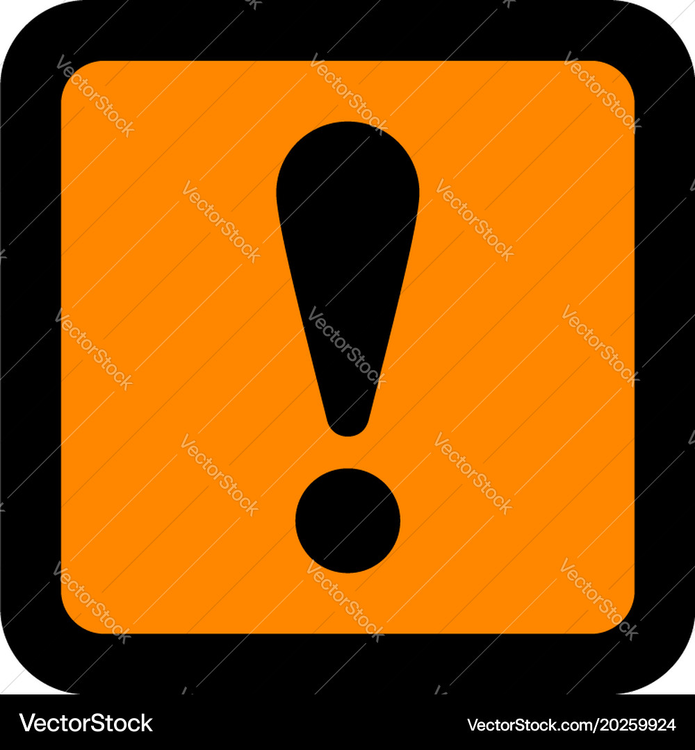 European Hazard Symbol - Warning – Royalty-Free Vector | VectorStock